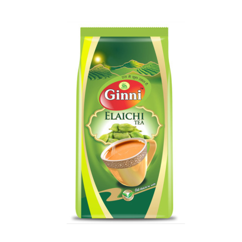 Ginni Elaichi Tea/Cardamom Tea, Made with Real Spices - 2400gms (12 x 200g)