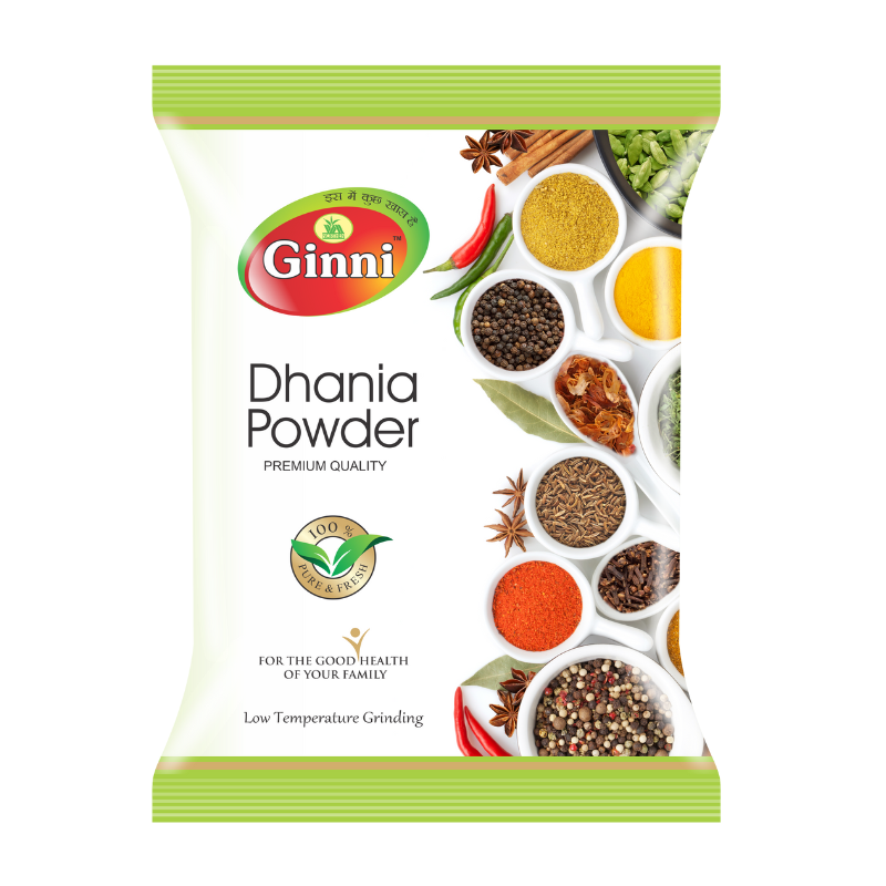 Ginni Pure Coriander Powder/Dhania Powder - 800gms (4 x 200g)