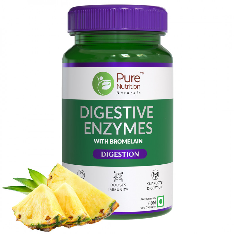 Pure Nutrition Digestive Enzymes l Supports Digestion and Better ...