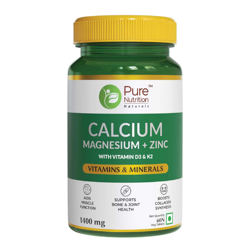 Pure Nutrition Calcium Citrate tablets for Bone and Muscle Health l ...
