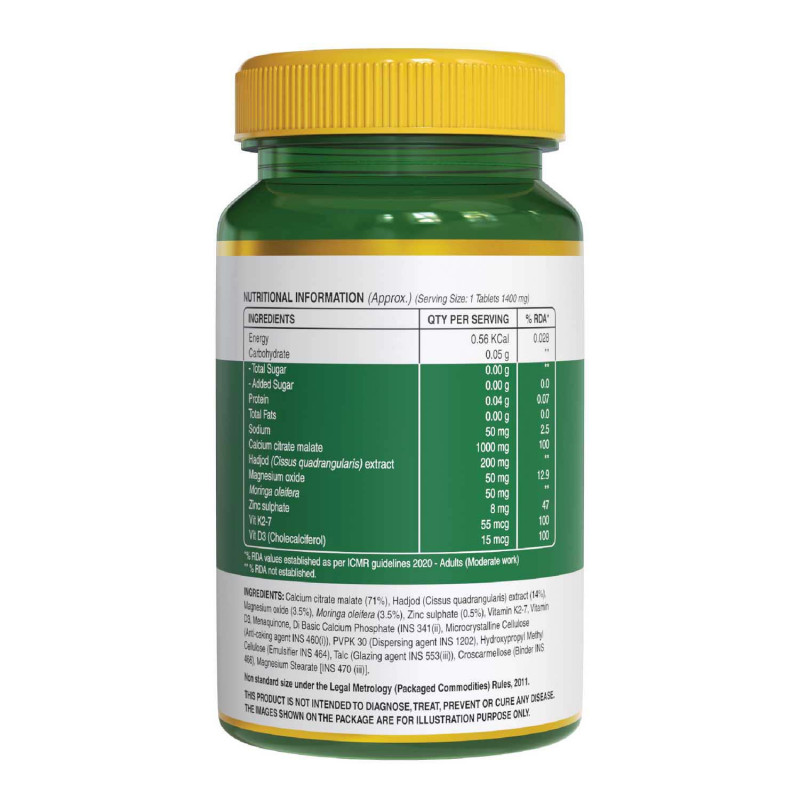 Pure Nutrition Calcium Citrate tablets for Bone and Muscle Health l ...