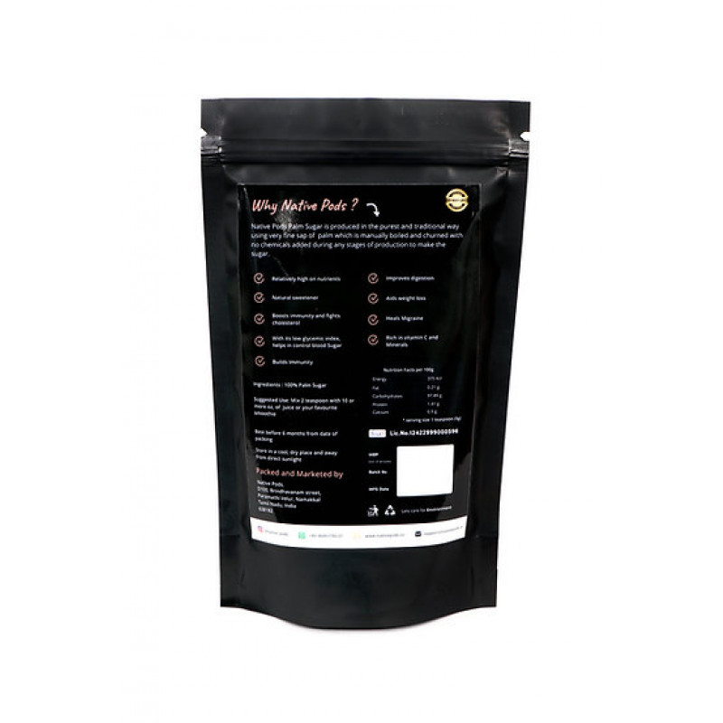Native Pods Palm Jaggery Powder 250gm | Palm Sugar, Sugar Alternative ...