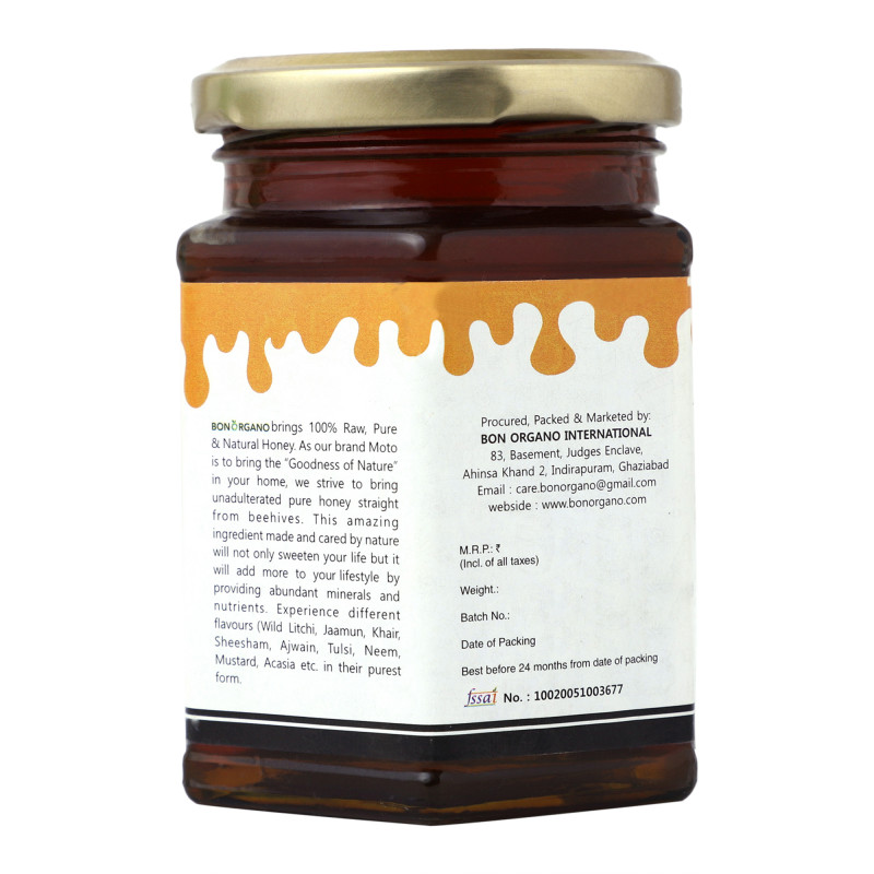 Bon Organo Sheesham Natural Honey, 300Gms
