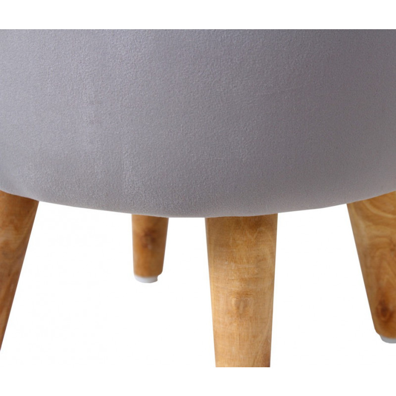 ShadowKart Ottoman Pouffes Sitting Mudda Puffy Wooden Leg Stool for ...