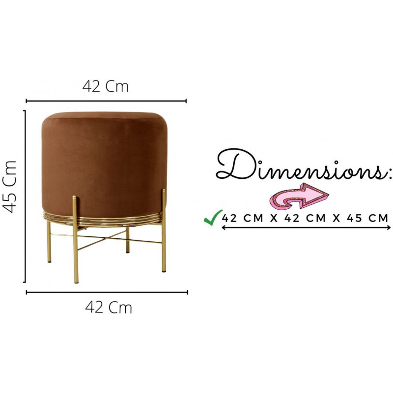 Shadowkart Ottoman Pouffes Sitting Mudda Puffy Stool for Living Room ...