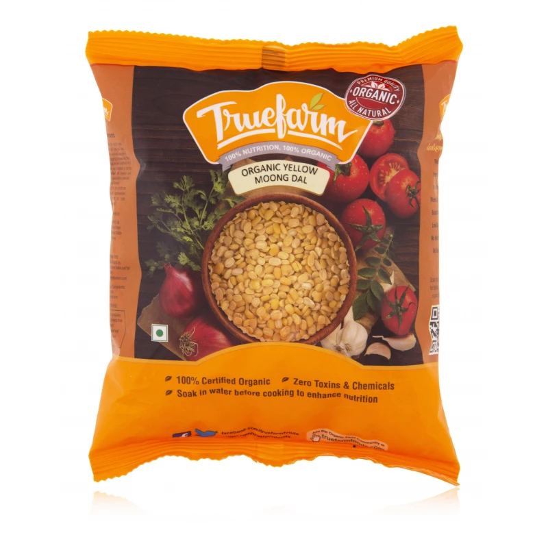 Organic Yellow Moong Split (500g)