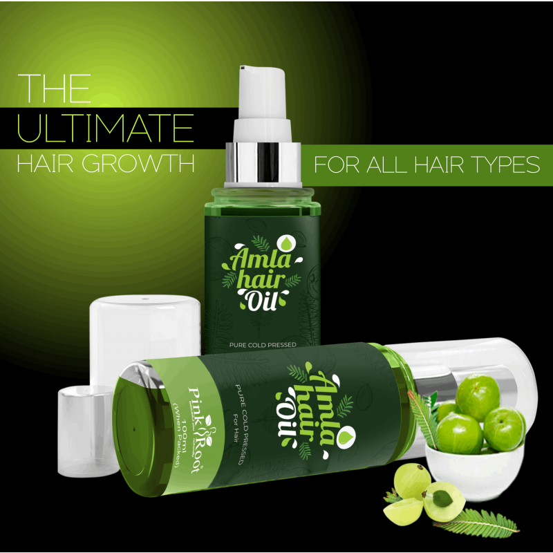 Pink Root Amla Oil 100ml, For Stronger & Healthy Looking Hair Oil