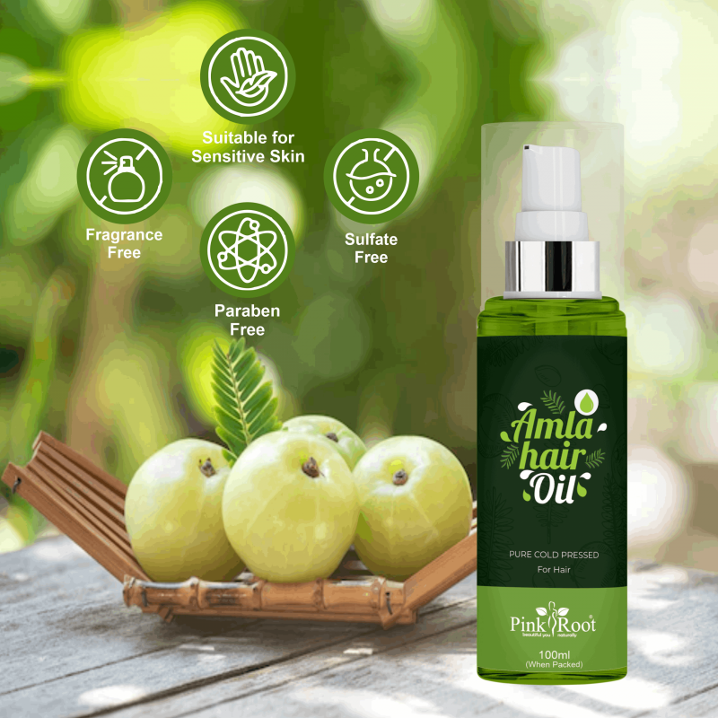 Pink Root Amla Oil 100ml, For Stronger & Healthy Looking Hair Oil