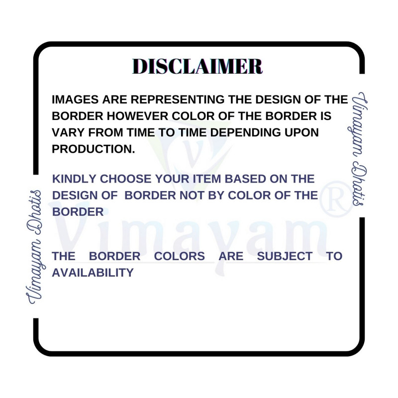 Cotton Off White Dhoti 7 Inch Jaquad Border Dhoti 10X6 Maroon and Sky Blue