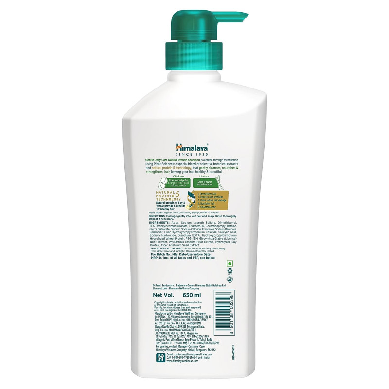 Himalaya Gentle Daily Care Natural Protein Shampoo 650ml