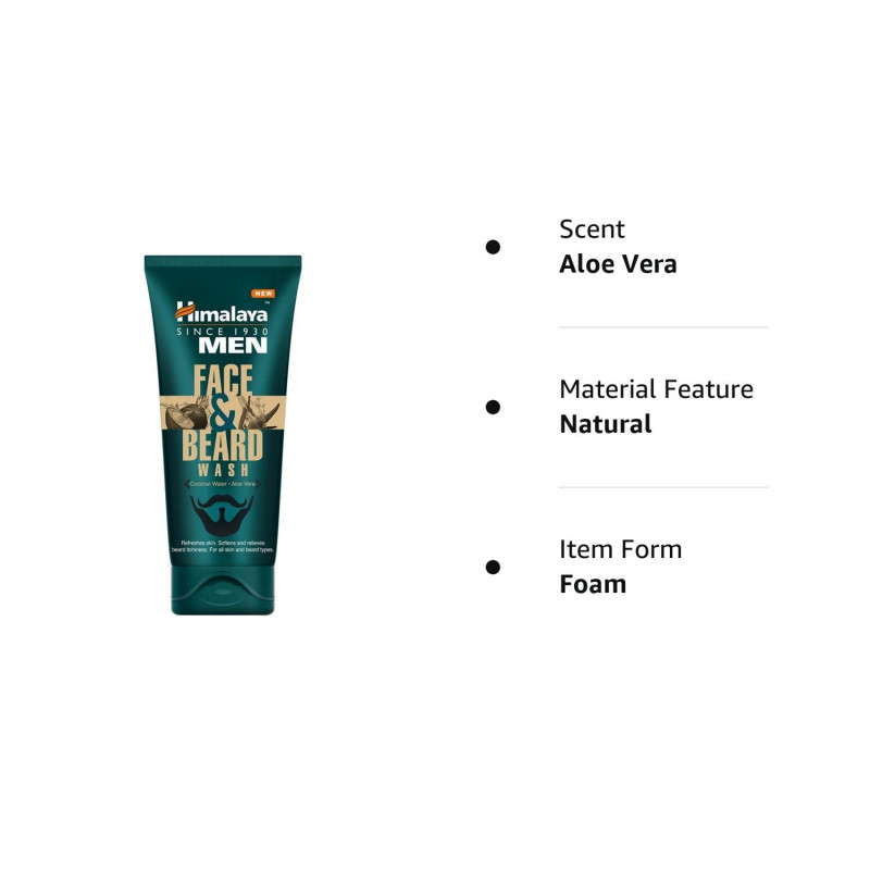 Himalaya Men Face And Beard Wash - 80ml
