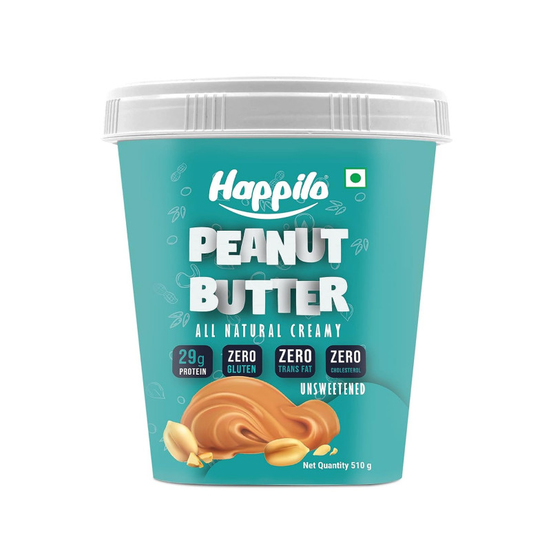 Happilo All Natural Peanut Butter Creamy 500g