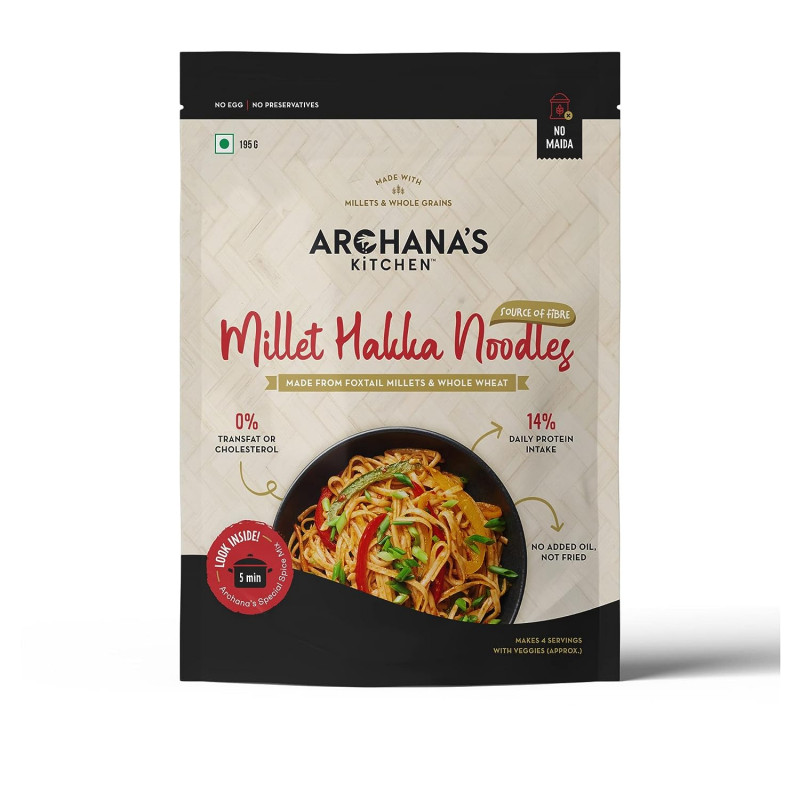 Archana S Kitchen Millet Hakka Noodles Foxtail Millet Noodles Chow