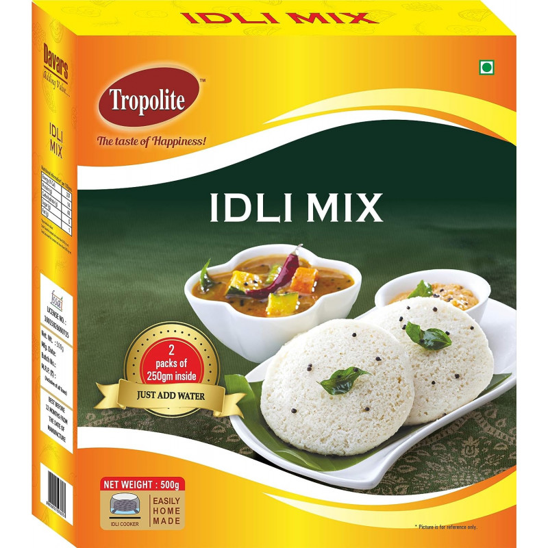 Tropolite Instant Breakfast Idli Mix Powder - 500 gm, Quick Breakfast ...