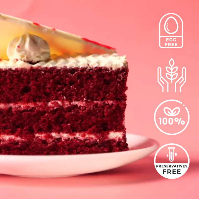 OUI Luxe Edition Red Velvet Mix I Eggless Recipe I Instant Cake Mix ...