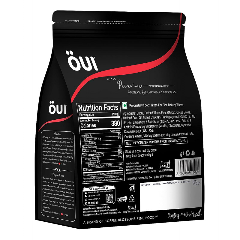 OUI Signature Edition Chocolate Supreme Cake Mix I Egg-based recipe I ...
