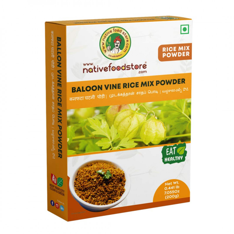 Nativefoodstore Balloon Vine/Mudakathan Rice Mix Powder-200gms ...