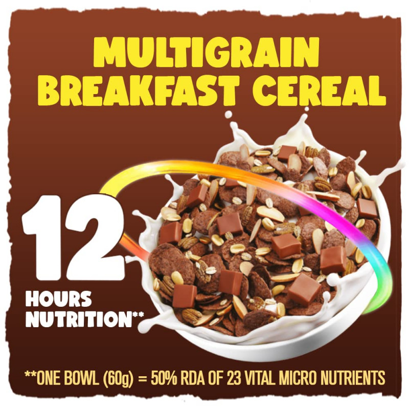 Manna Breakfast Cereal (Multigrain) | Real Chocolate | Millets, Nuts ...