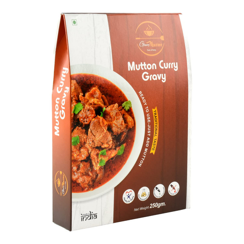 GravyMatter Mutton Curry Gravy, Pre-cooked, Ready-to-use | Easy and ...