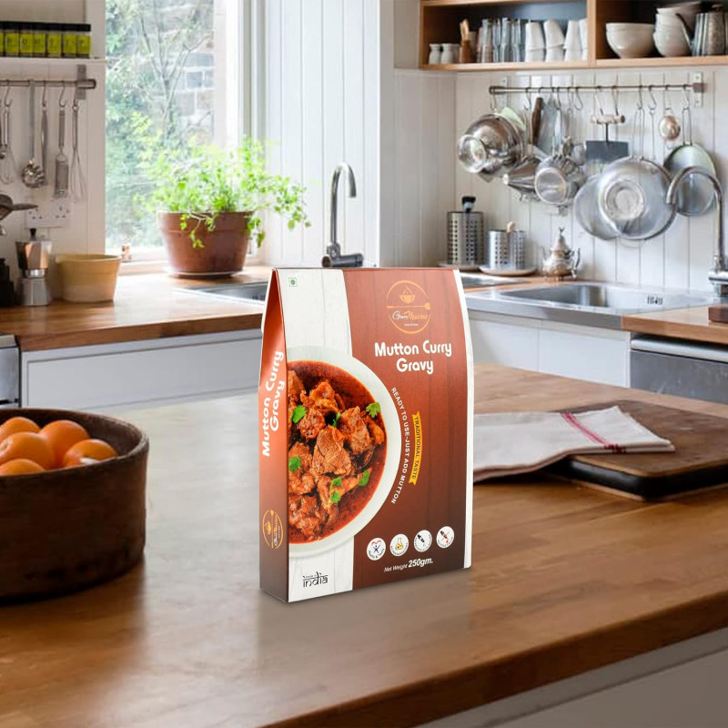 GravyMatter Mutton Curry Gravy, Pre-cooked, Ready-to-use | Easy and ...