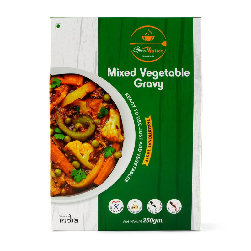 GravyMatter Mixed Vegetable Gravy, Pre-cooked, Ready-to-use | Aromatic ...