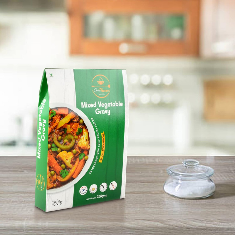 GravyMatter Mixed Vegetable Gravy, Pre-cooked, Ready-to-use | Aromatic ...