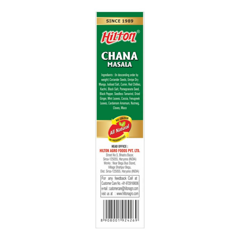 Hilton Chana Masala | Quality Spice Blend | Unforgettable Flavors ...