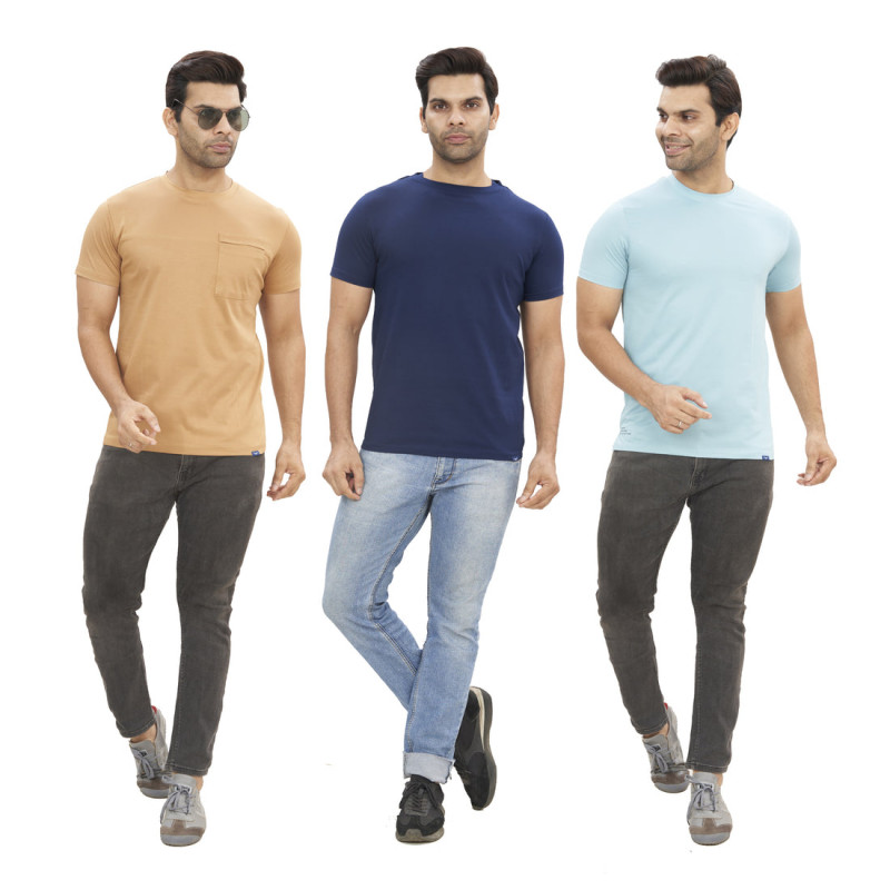 COTTON-DECODE Mens Regular Fit T-shirt | Classic Fit Collection ...