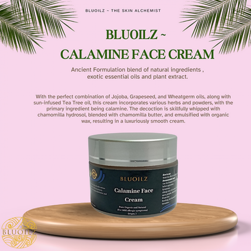 Bluoilz Calamine Face Cream , Smooth Skin Blemish Free Skin Face ...