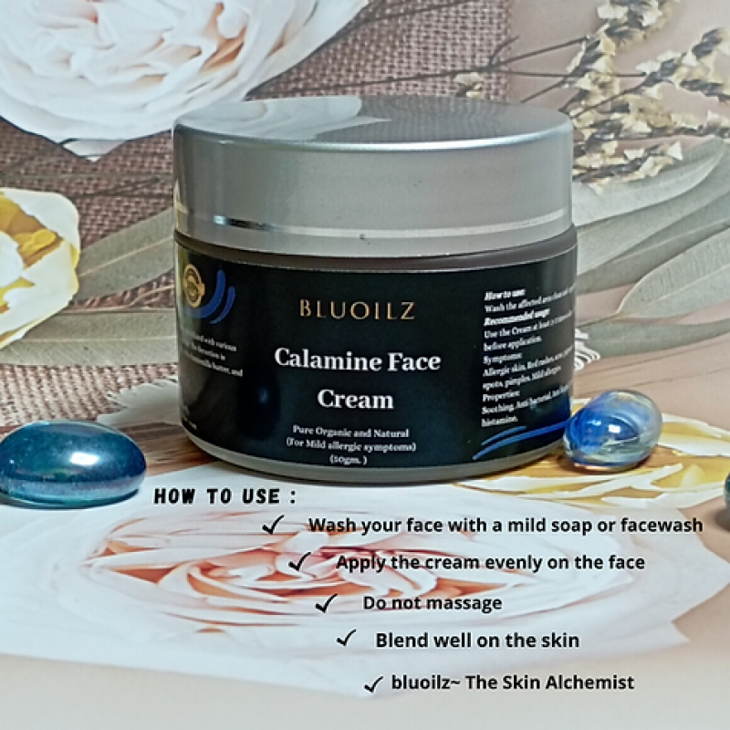 Bluoilz Calamine Face Cream , Smooth Skin Blemish Free Skin Face ...