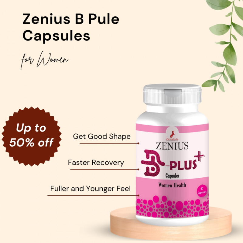 Zenius B Plus Capsules for Breast Enlargement Capsules - 500mg 60 Capsules