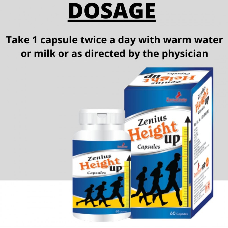 Zenius Height Up Capsule for height increase capsule | Height enhancer ...