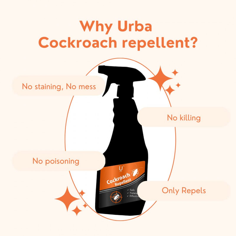 URBACockroach Repellent Cockroach Killer Spray | Instant Kill spray ...