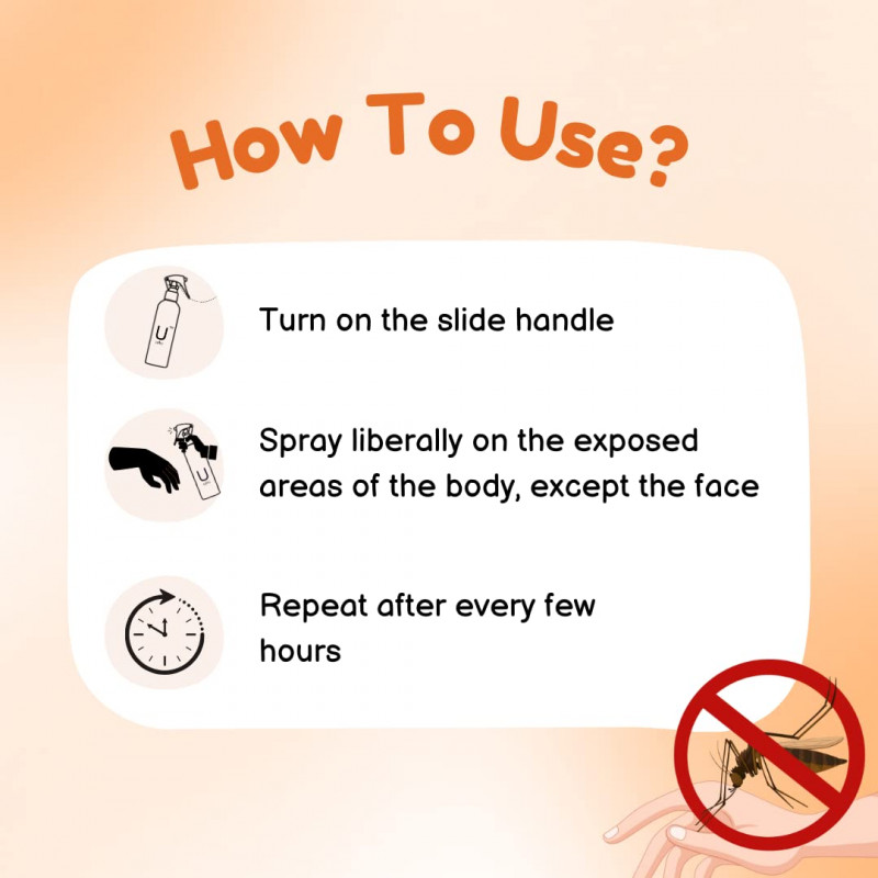 URBA Herbal Mosquito Repellent Spray - Mosquito & Fly Killer Spray ...