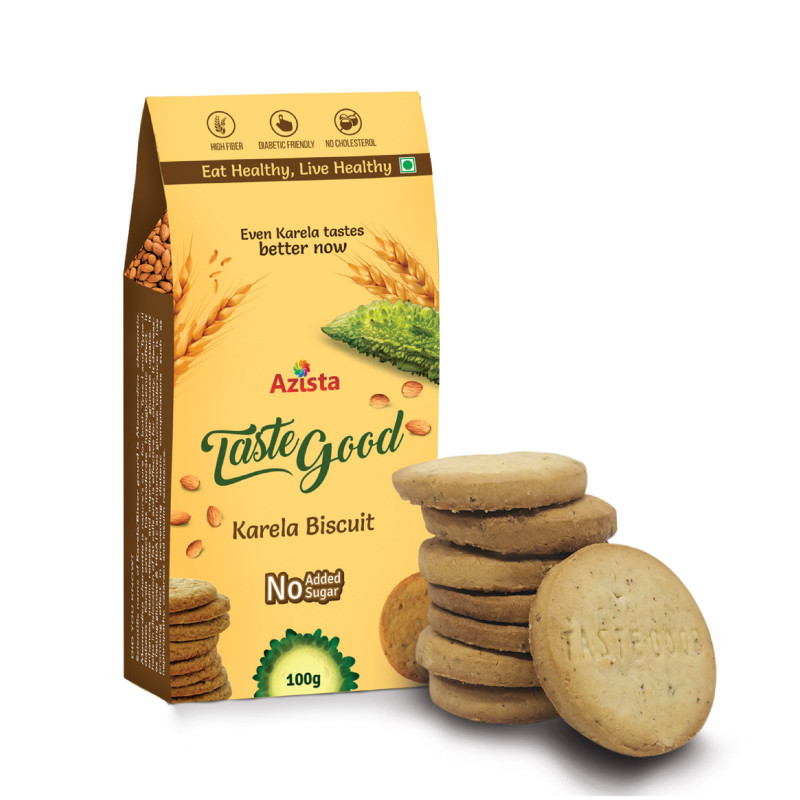 Taste Good Karela Digestive Biscuits | High Fiber | Tasty and Healthy ...