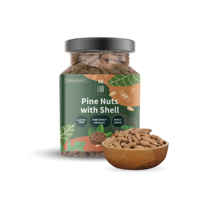 Looms and Weaves Pine Nuts with Shell | Nutty Flavor | Energy-Boosting ...