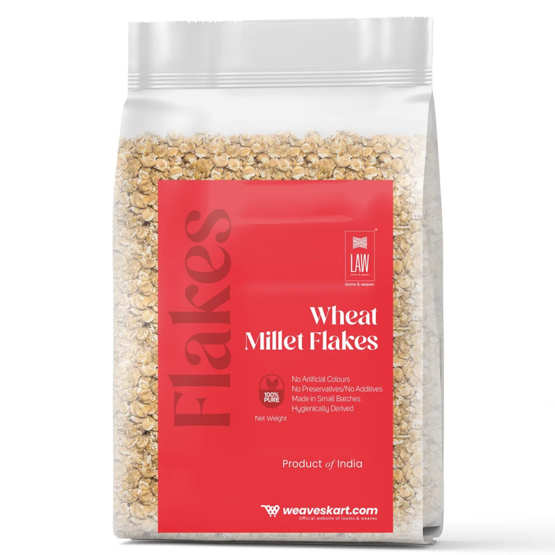 Wheat Millet Flakes - Healthy Breakfast Choice | Whole Grain Cereal ...