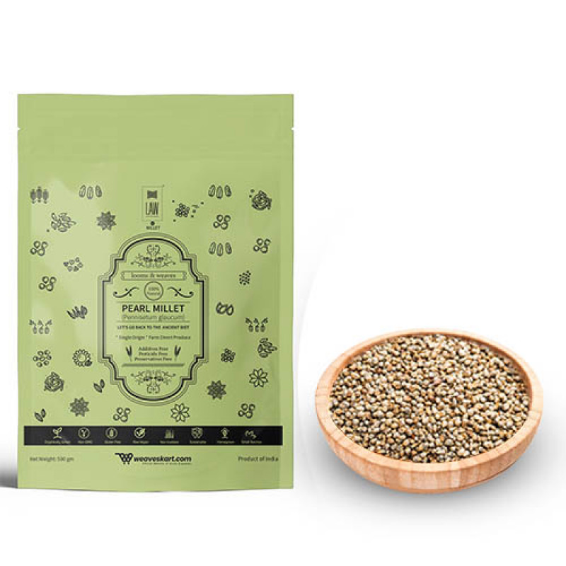 Premium Pearl Millet (Kambu) Whole Grain Seeds | Diabetic Friendly ...