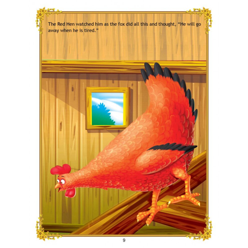 The Sly Fox and the Little Red Hen Story Book for kids | Learning ...