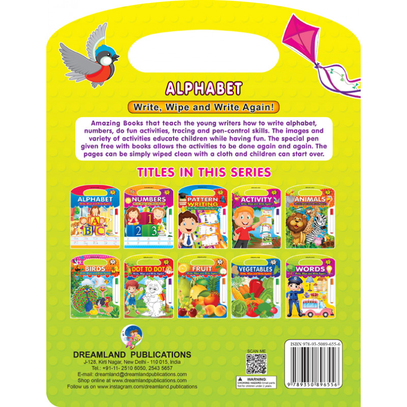 Write and Wipe Alphabets Book | Explore alphabet diversity | Fun ...
