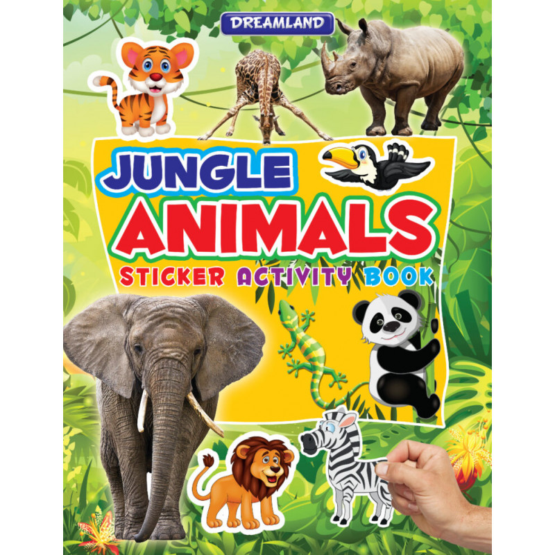 Sticker Activity Book Jungle Animals | Educational entertaining content ...