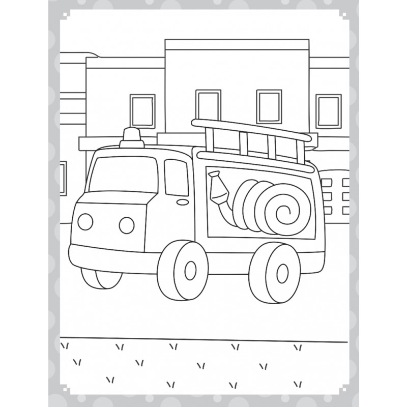 My Ultimate Vehicles Colouring Fun Book with Free Crayons | Coloring ...