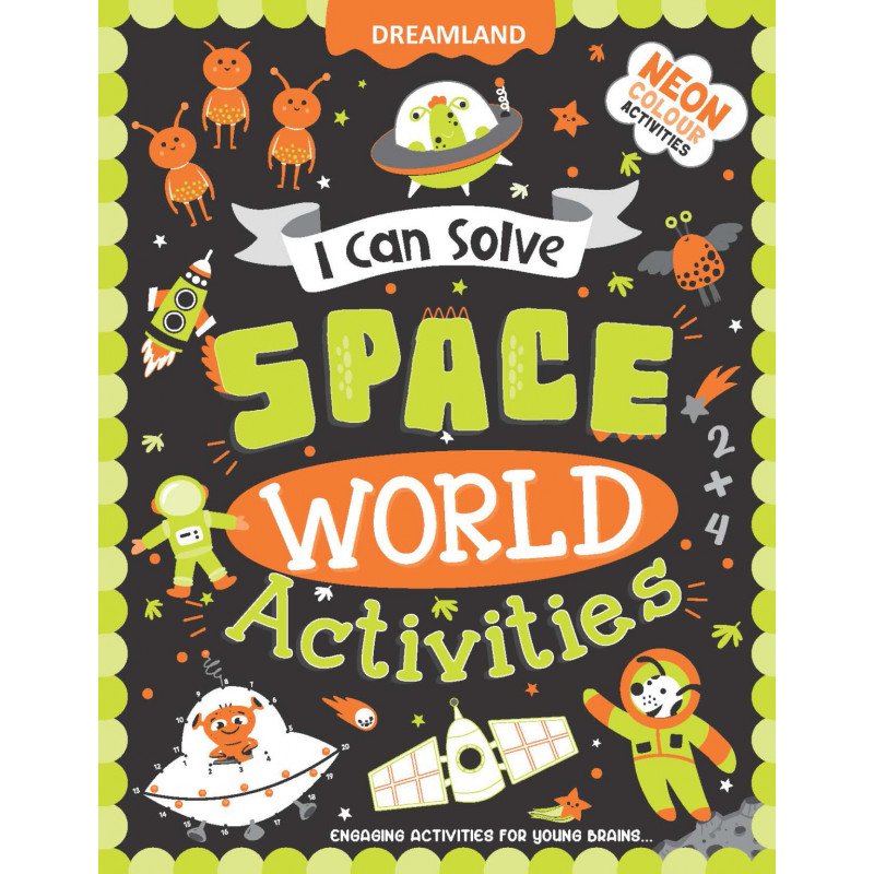 Space World Activities Book for Kids | Coloring Pages, Mazes, Dot-to ...