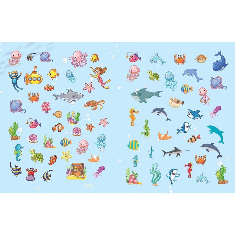 DIY ocean crafts book| Pop Out Under the Ocean With 3D Models Coloring ...