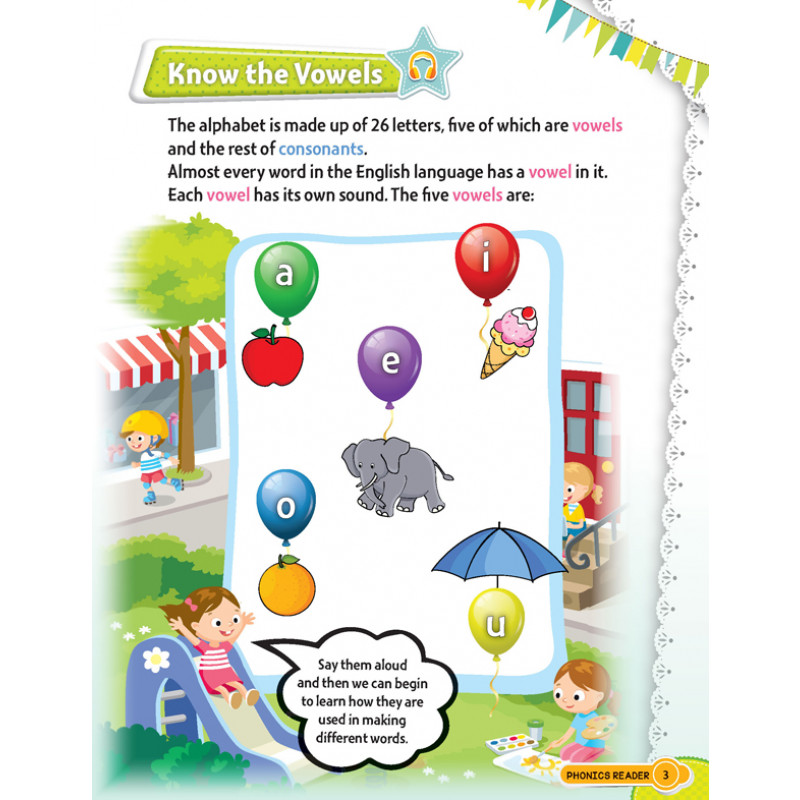 Dreamland Phonics Reader 2 (Short and Long Vowel Sounds) Age 5 ...