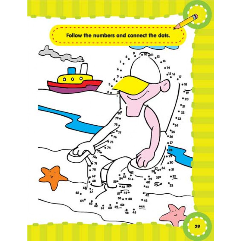 Fun with Dot to Dot Activity Book Part-5 for Kids | Imaginative Designs ...