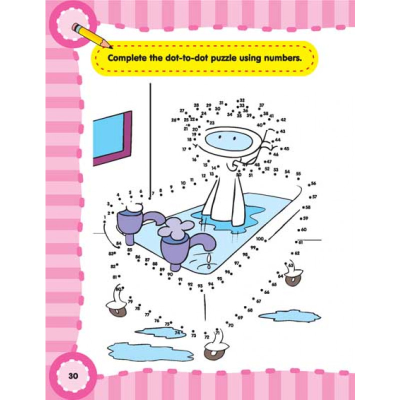 Fun with Dot to Dot Activity Book Part-5 for Kids | Imaginative Designs ...