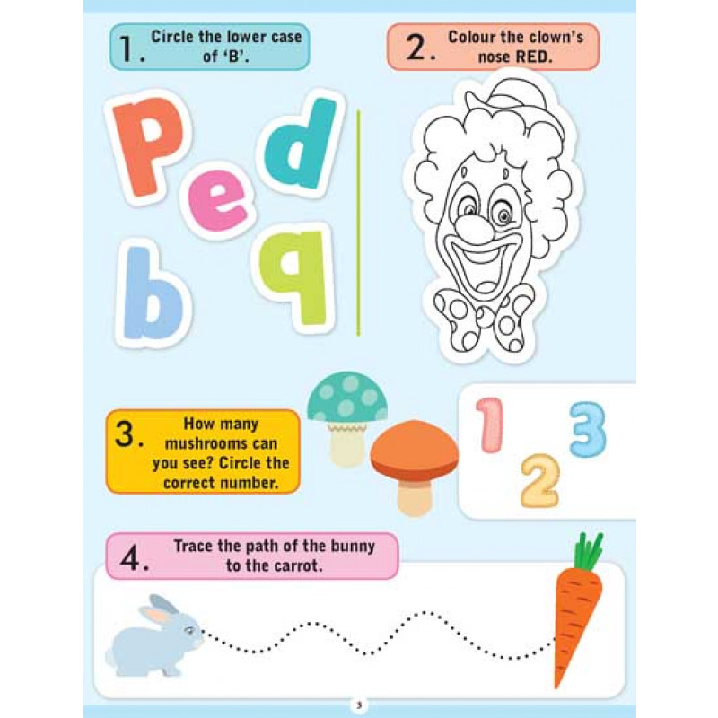 Brilliant Brain Activity Book | Interactive learning materials | Age 3 ...