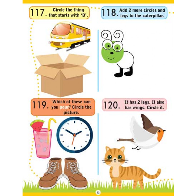 Brilliant Brain Activity Book | Interactive learning materials | Age 3 ...
