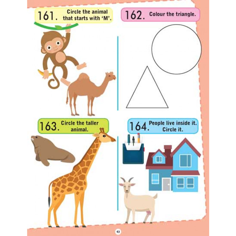 Brilliant Brain Activity Book | Interactive learning materials | Age 3 ...